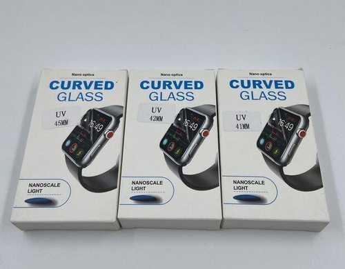 Защитное стекло UV curved Apple Watch 41/42/45