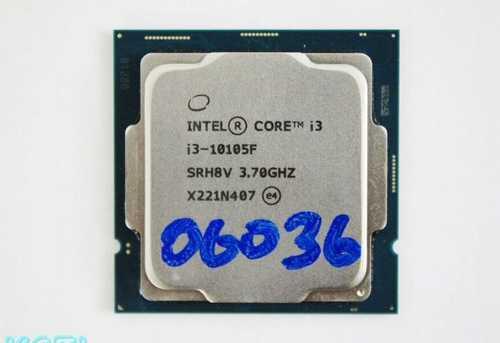 Процессор 1200 intel core i3 10100F (4x3.6 GHz)