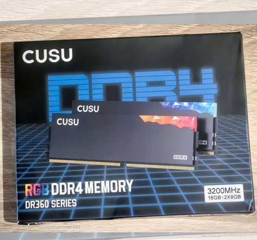 DDR4 16GB Cusu RGB 3200MHz, 8GBx2