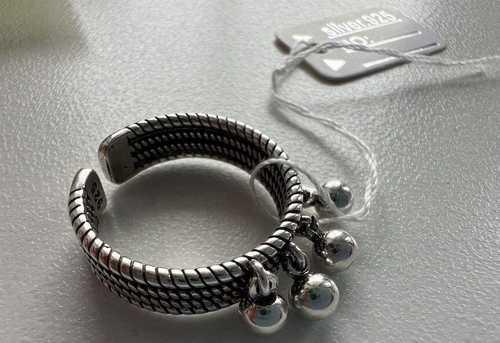 Серебряное кольцо с шариками