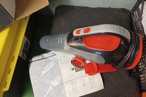 Автомобильный пылесос black decker