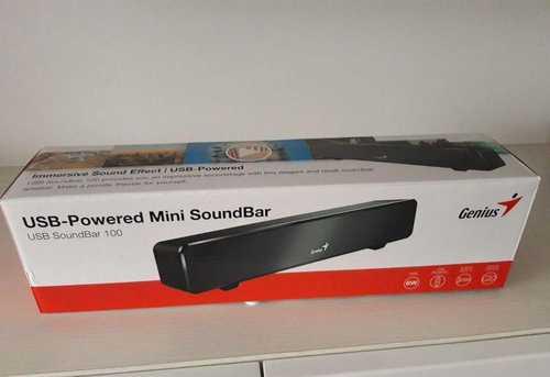 Саундбар Genius USB SoundBar 100 черный