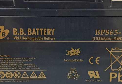 Аккумуляторная батарея BB.Battery BPS 65-12