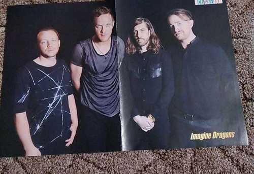 Плакаты Imagine Dragons, Майли Сайрус, Виктор Цой
