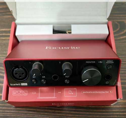 Focusrite scarlett solo 3rd gen