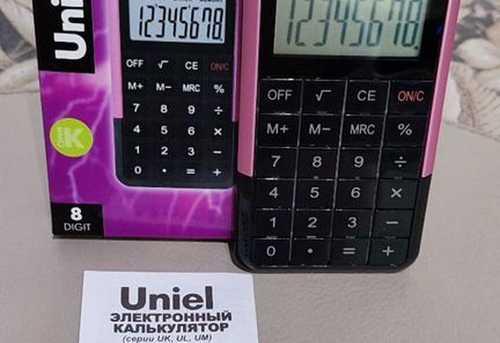 Карманный калькулятор 8 разрядов Uniel UK22