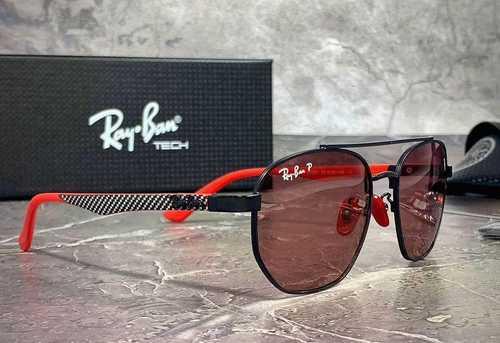 Очки солнцезащитные Ray Ban красные