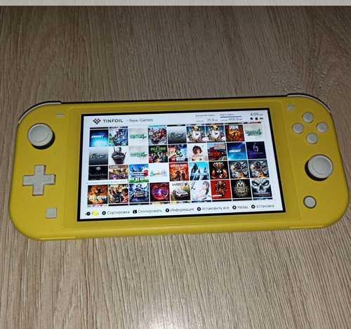 Nintendo switch lite прошитая с играми