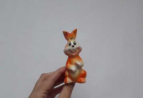 Щекастый оранжевый кролик новая фигурка