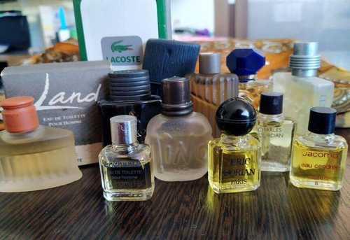 Мужская парфюмерия, винтажные миниатюры