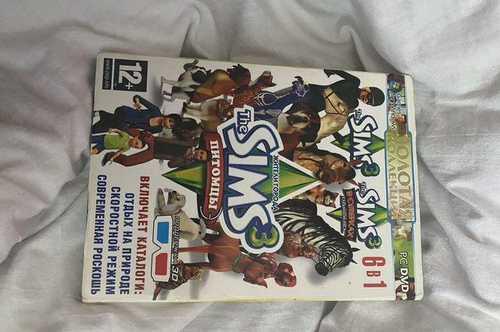 Диск PC DVD The Sims 3 питомцы 6в1