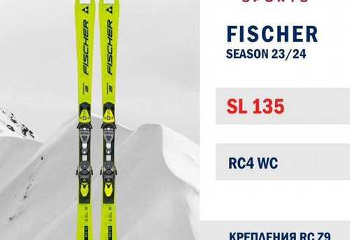 Горные лыжи Fischer RC4 WC SL 135 JR + RC4 Z9