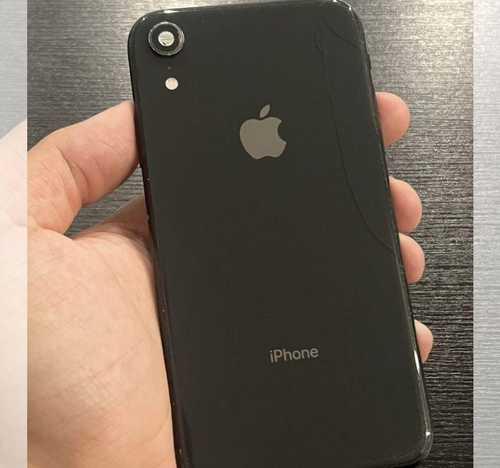 Корпус iPhone Xr в сборе Black (Оригинал)