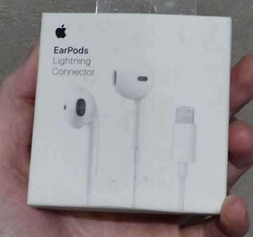 Наушники apple earpods lightning оригинал