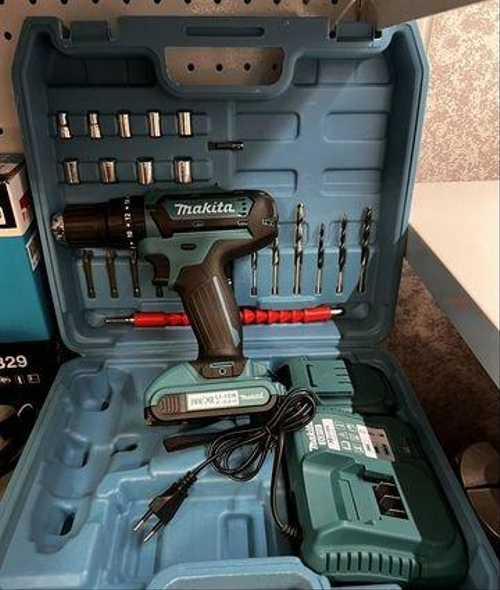 Аккумуляторная дрель шуруповерт makita 26v