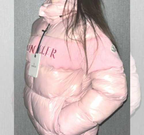 Пуховик moncler pink