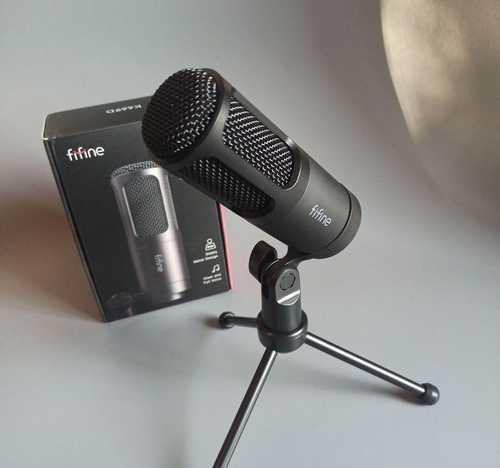 Микрофон fifine K669D + XLR кабель