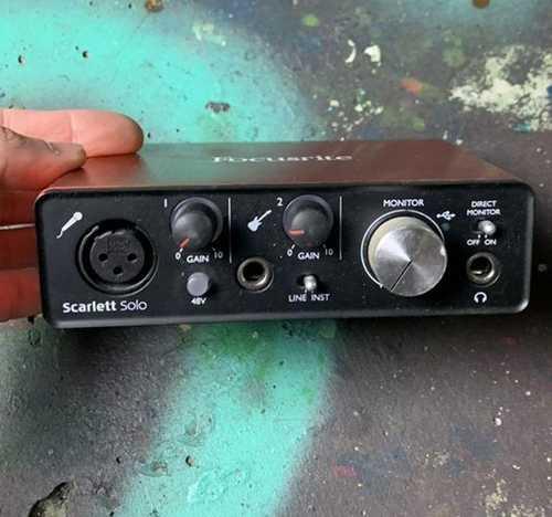 Звуковая карта focusrite scarlett solo 2nd gen