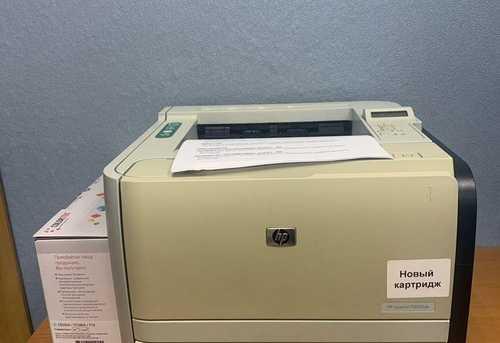 Принтер HP LaserJet P2055DN + Новый картридж