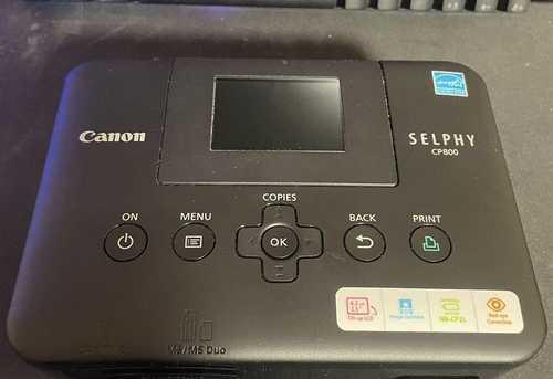 Компактный фотопринтер Canon Selphy CP800 Black