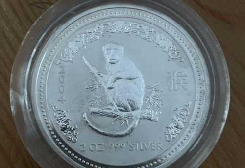 Монета 2004 год,обезьяна. Австралия