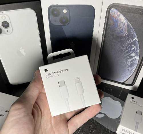 Оригинальный Кабель Apple Lightning на iPhone