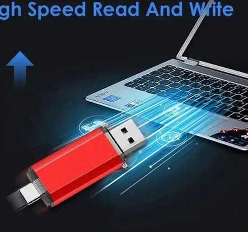 Флеш накопитель 64 Гб новый USB type-c