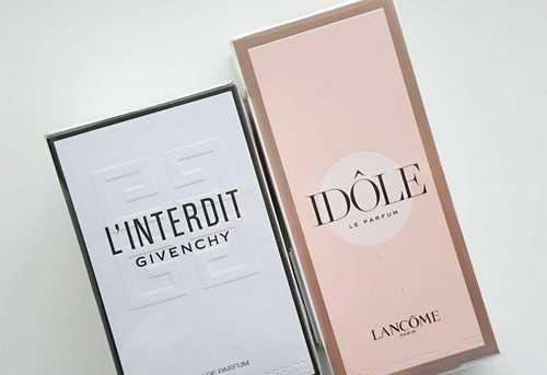 Парфюм "Idole" от Lancome,*L'Interdit" от Givenchy