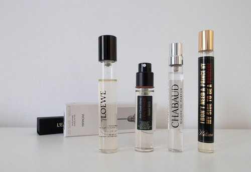 Loewe, Chabaud, Kilian, Frederic Malle