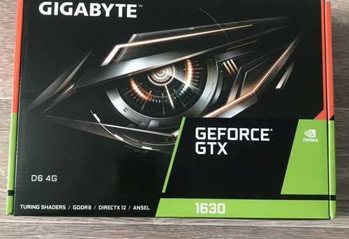 Видеокарта gigabyte GTX1630 4G