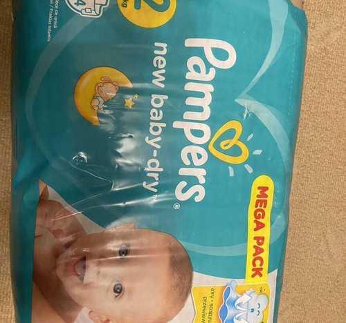Подгузники pampers 2