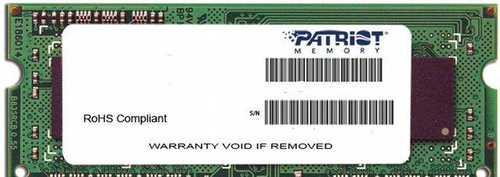 Оперативная память Patriot Memory Signature SO-dim