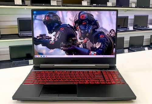 Игровой ноутбук MSI I7/GTX1650/16RAM