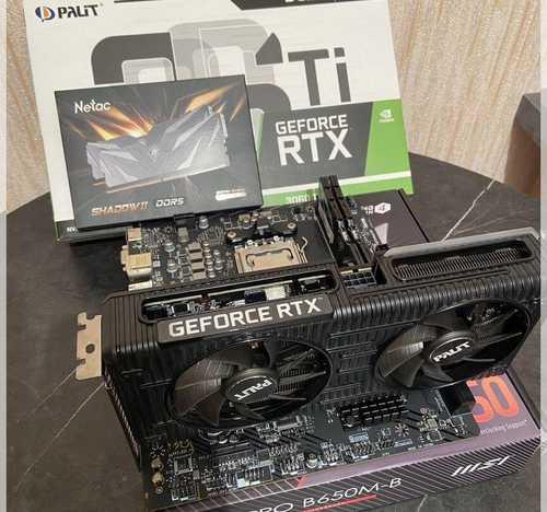 Игровой комплект Ryzen 7500F B650 16Gb RTX 3060TI