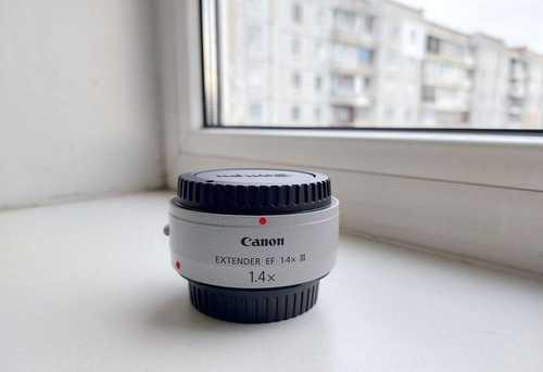 Телеконвертер Canon Extender EF 1.4x III