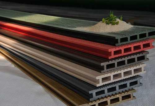 Террасная доска дпк. Цвет Венге. 27 мм