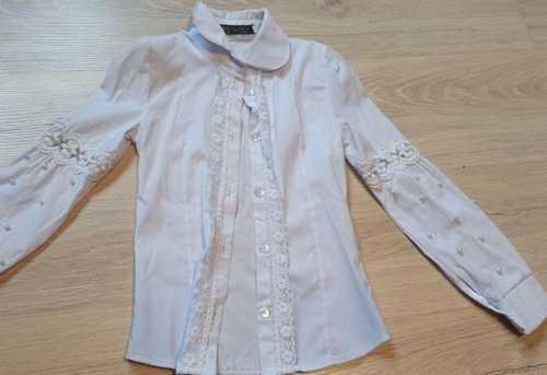 Школьные рубашки для девочки, 128-134 см