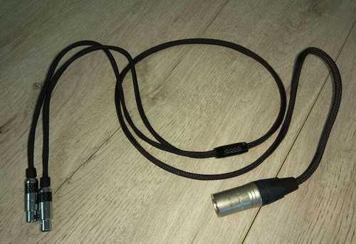1,2м Балансный кабель для наушников XLR-2 miniXLR