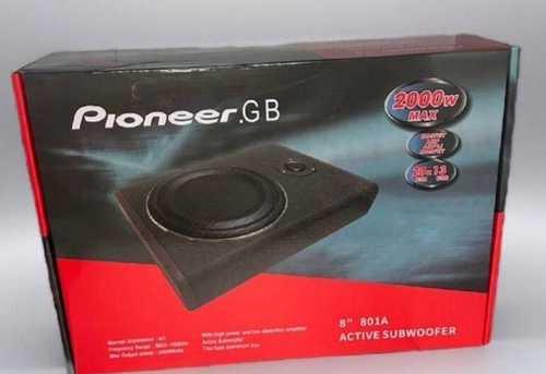 Новый активный сабуфер Pioneer 801A 2000W 20x13 см