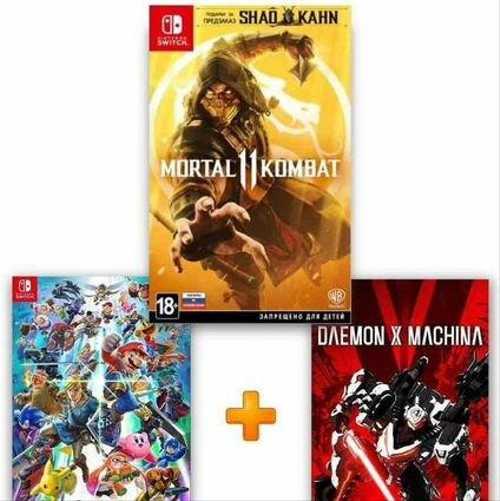 Игропак для Nintendo Switch: Mortal Kombat 11 + Su
