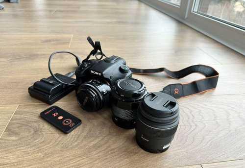 Sony Alpha SLT-A65 Kit 18-55mm+допы