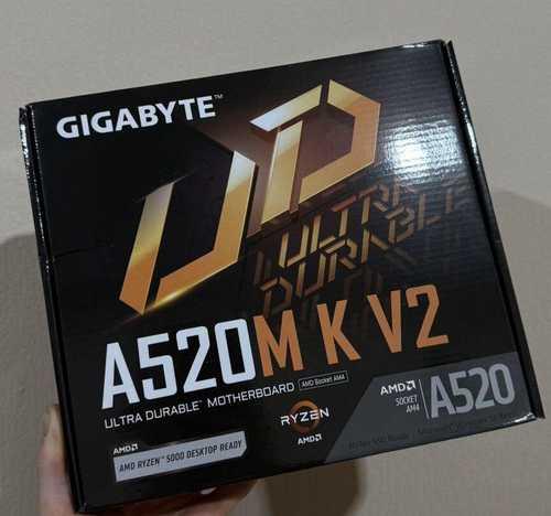 Новая материнская плата Gigabyte A520m K V2 (AM4)