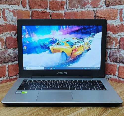 Игровой Asus 2 видеокарты SSD240 FullHD14" Ноутбук