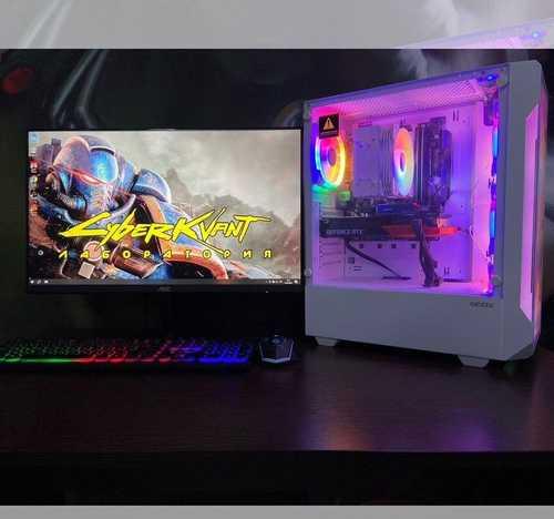 Новый игровой компьютер "Вархаммер" R5 5500 3060Ti