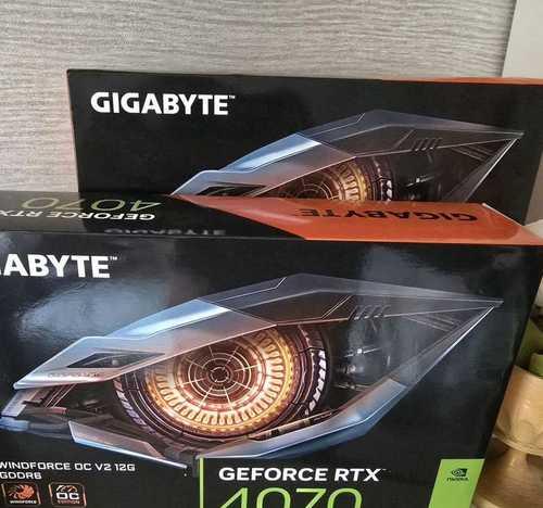 Видеокарта gigabyte RTX 4070 windforce OC 12GB