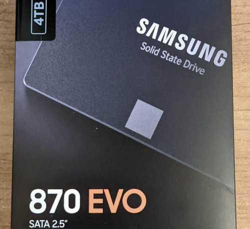 SSD samsung 870 EVO 4TB MZ-77E4T0BW