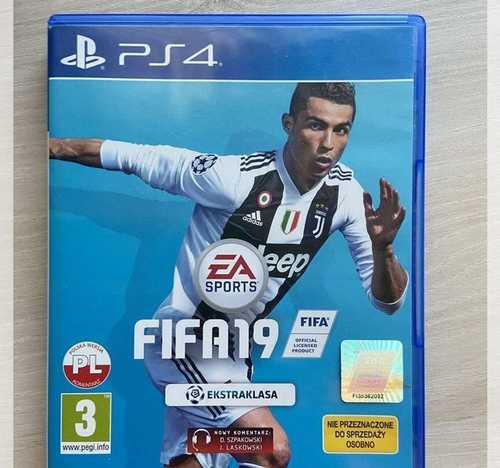 Fifa 19 ps4 диск