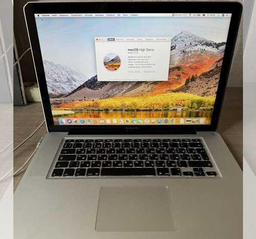 Apple macbook pro 15 2011