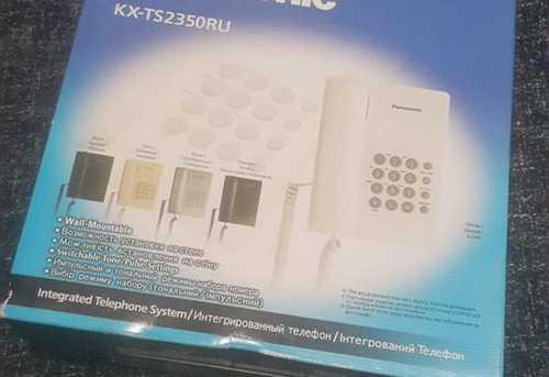 Телефон проводной "Panasonic" KX-TS2350RU серый