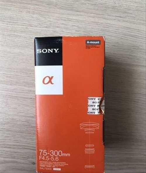 Обьяктив Sony 75-300 mm f4.5-5.6 Sal 75300